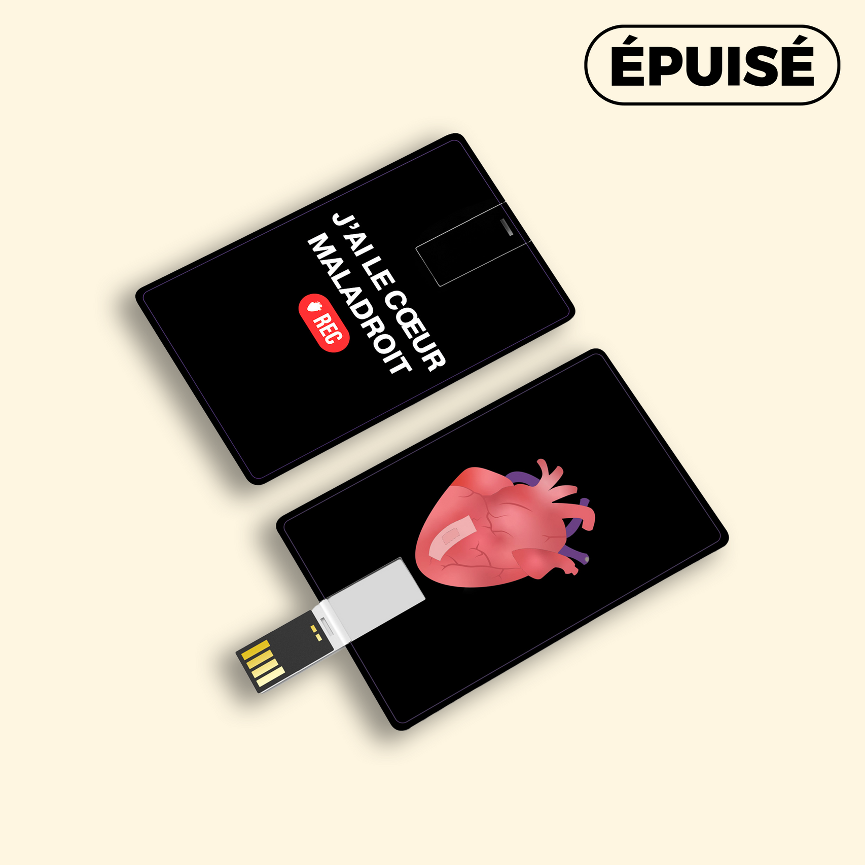 ÉPUISÉ - CLÉ USB album «REC» – MARINE